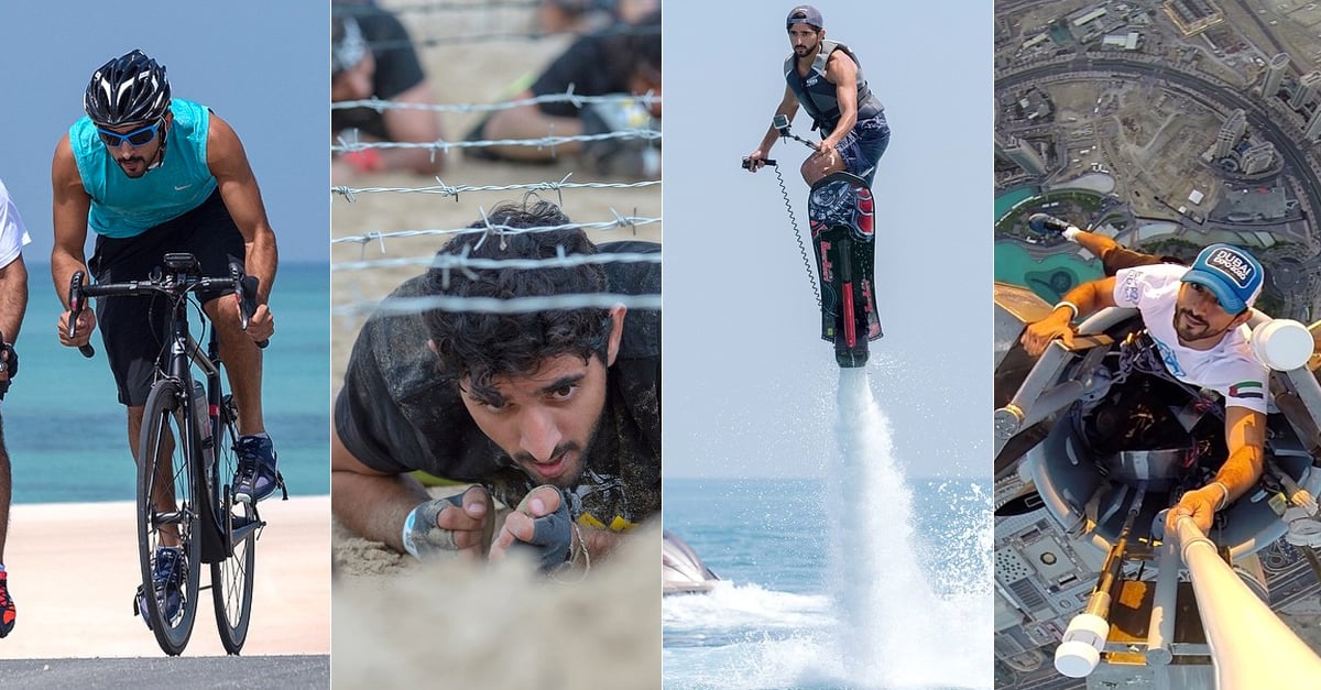 21 photos that prove Sheikh Hamdan is the world's most athletic royal