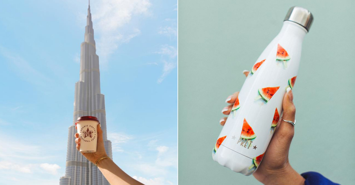 Get Dhs3 off your coffee at Pret A Manger when you bring a reusable cup