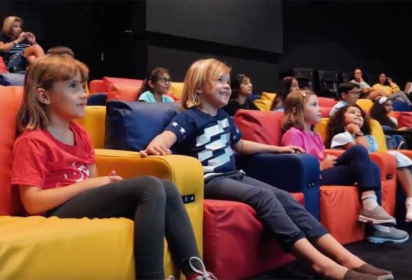 A kid-friendly cinema has opened in the Springs Souk