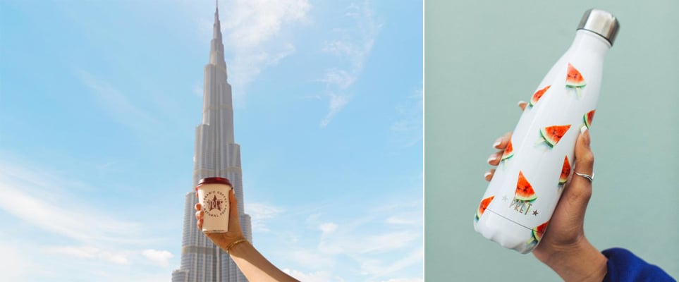 Get Dhs3 off your coffee at Pret A Manger when you bring a reusable cup