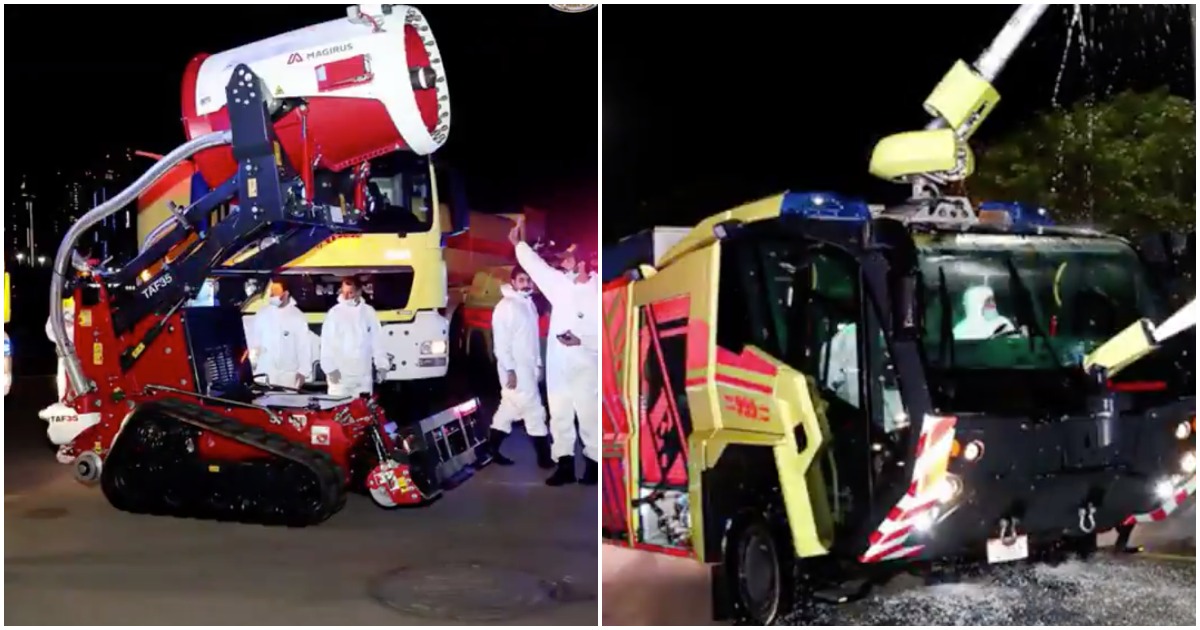 Robomop: Watch this robot help out with the disinfection programme