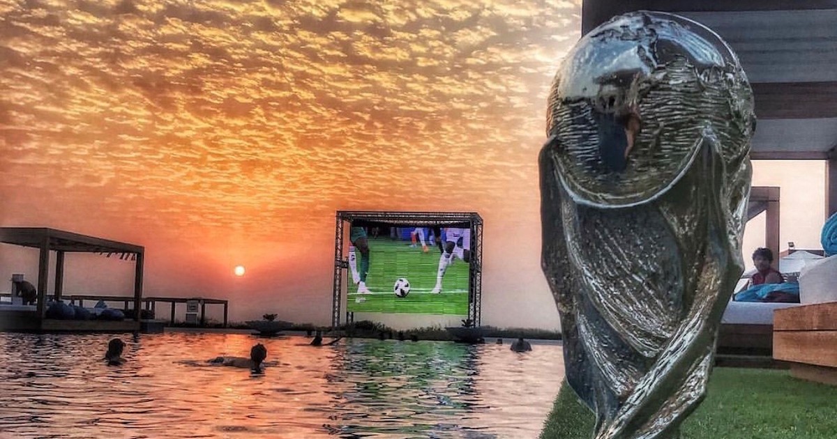 Watch the Euros from the cool of this Abu Dhabi infinity pool