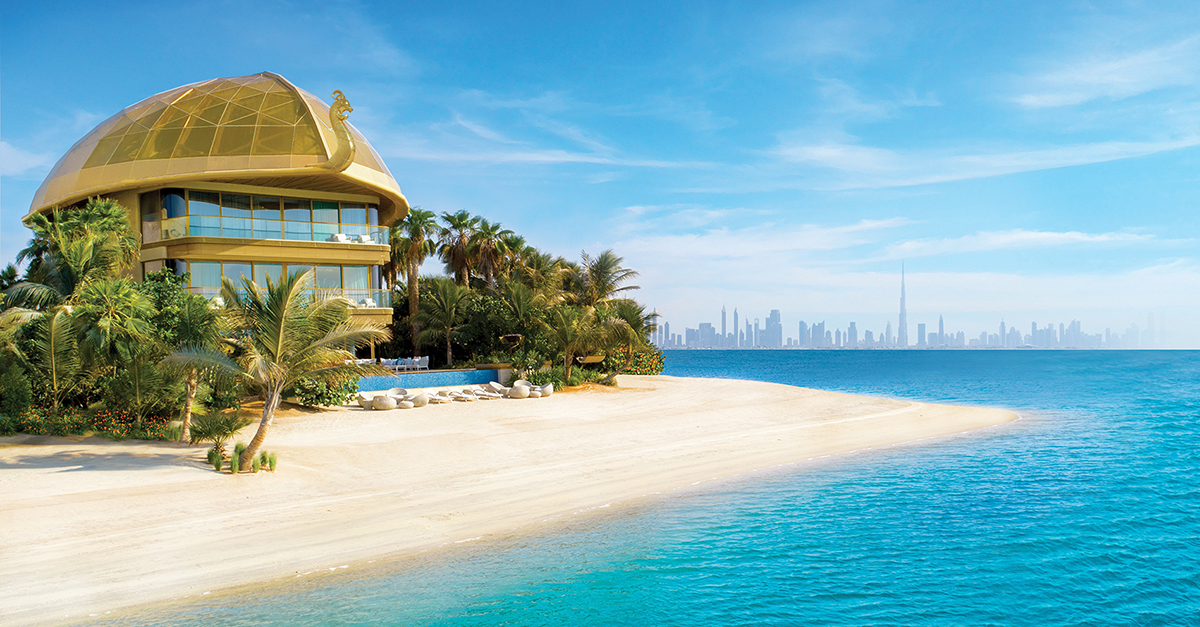 WATCH: Inside this jaw-dropping World Islands beach palace with a jungle