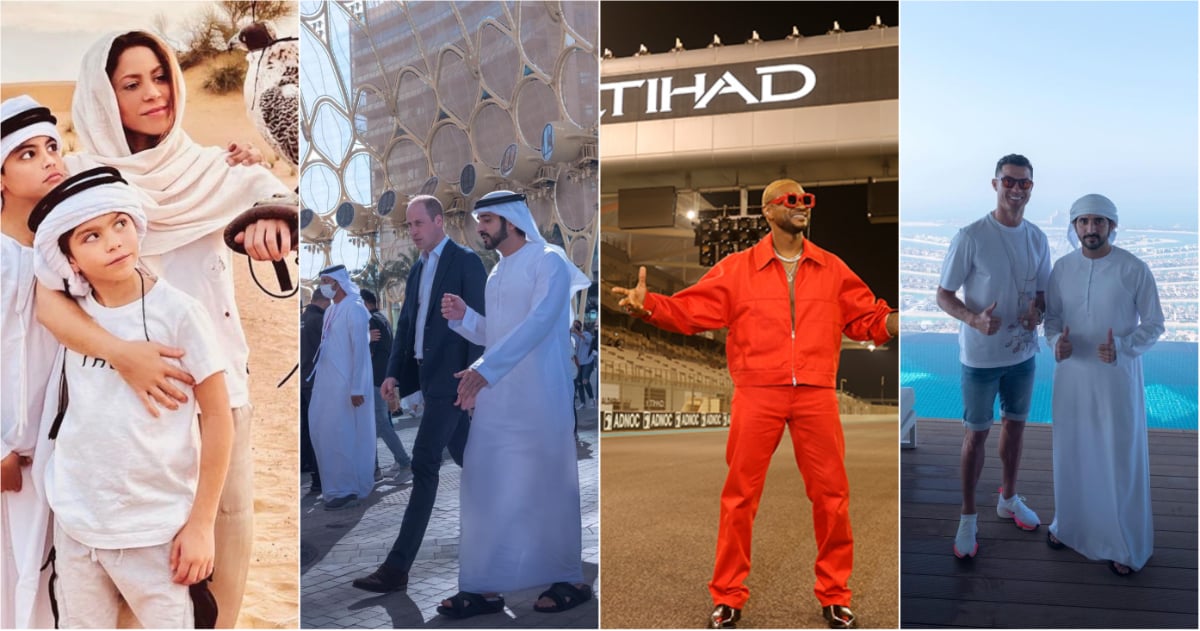 10 of the biggest celebrity sightings in the UAE this year