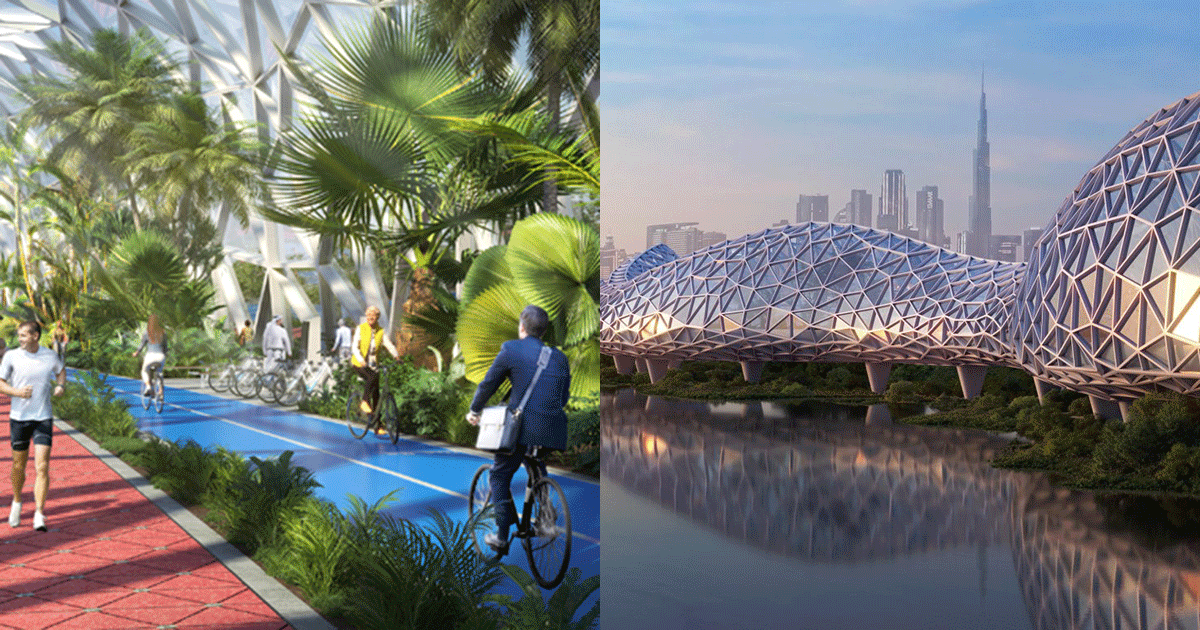 Walk & cycle to work on Dubai's new 93km air-conditioned highway