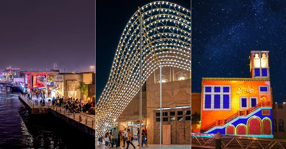 Al Seef Dubai lights up over the Holy Month of Ramadan